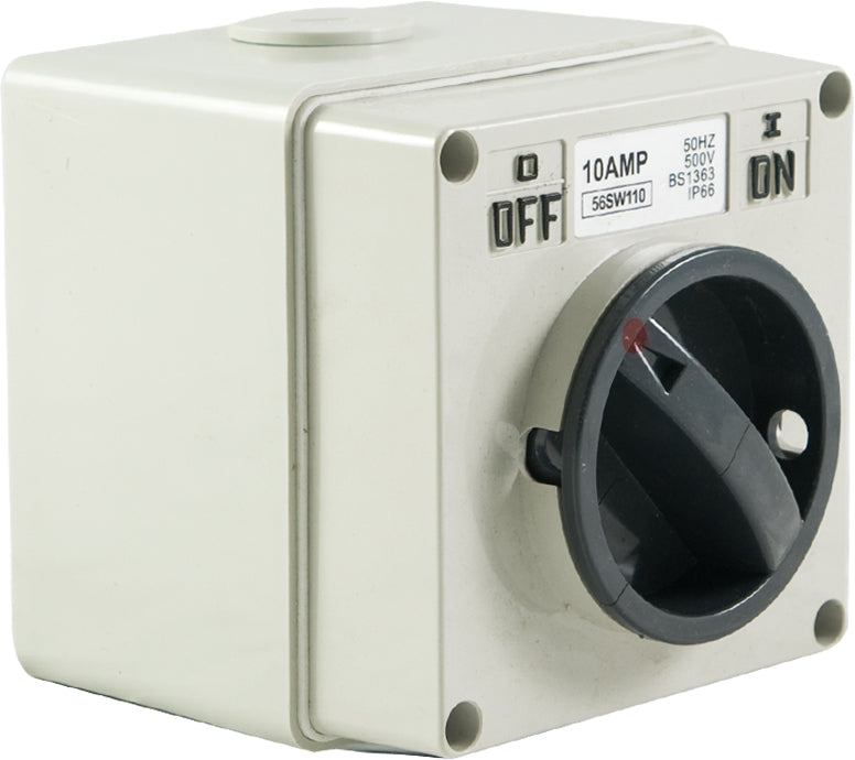 2 Pole 20A Weatherproof Isolating Switch Half Size – Getter - We Deliver!